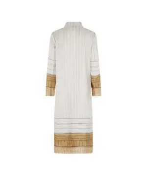 ALYSI Striped Long Shirt Dress