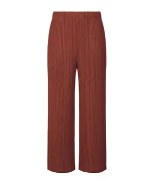 PLEATS PLEASE BY ISSEY MIYAKE Elastic Waist Pleated Trousers