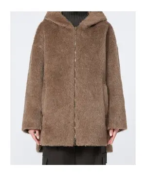 Max Mara Spacefe Quilted Hooded Jacket