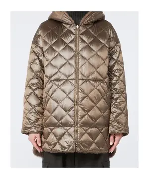 Max Mara Spacefe Quilted Hooded Jacket