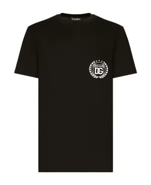 Dolce & Gabbana Dolce Gabbana Logo Embroidered Crewneck T-shirt
