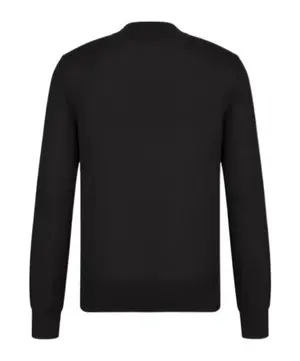 Dior Cd Icon Round Neck Sweater - Black