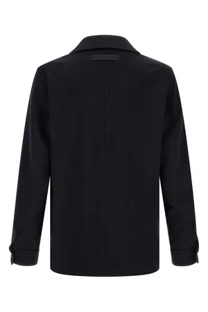 Zegna Single Breasted Jacket - Dark Blue