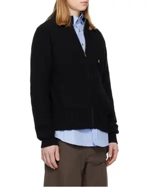 VIVIENNE WESTWOOD Logo Embroidered Cardigan