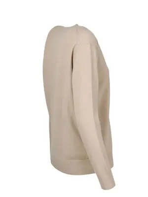 Vince V-neck Knitted Jumper - Nude