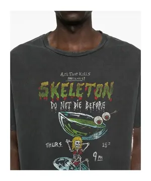 GALLERY DEPT. Skeleton Beach Graphic T-shirt - Black