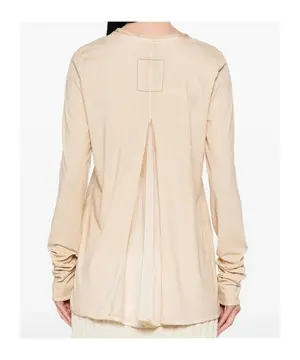 UMA WANG Long Sleeve Blouse With Raw Hem