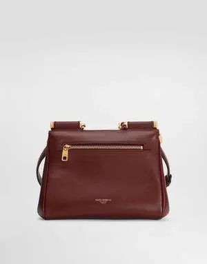Dolce & Gabbana Medium Sicily Padlock-embellished Leather Handbag