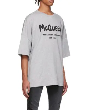 Alexander McQueen Logo Short-sleeved T-shirt
