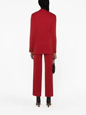 Victoria Beckham Double Breasted Straight Hem Blazer