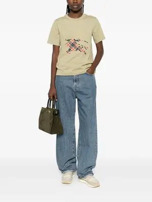 Burberry Embroidered Logo T-shirt - No