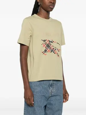Burberry Embroidered Logo T-shirt - No