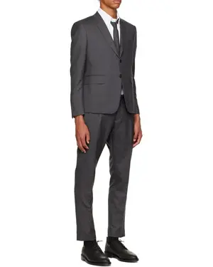 Thom Browne Slim-cut Single-breasted Suit - Grey