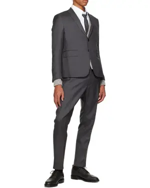 Thom Browne Slim-cut Single-breasted Suit - Grey