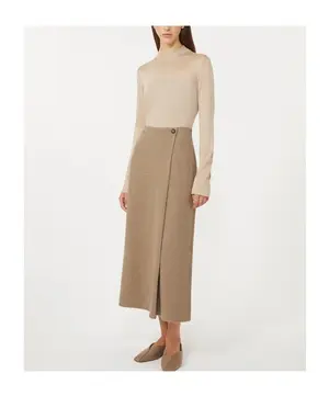 Max Mara Mock Neck Knitted Jumper - No