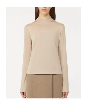 Max Mara Mock Neck Knitted Jumper - No