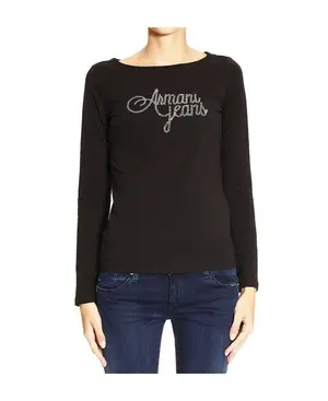 Emporio Armani Embellished Logo T-shirt