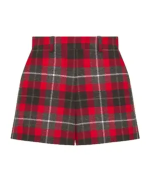 Dior Checked Wool Shorts