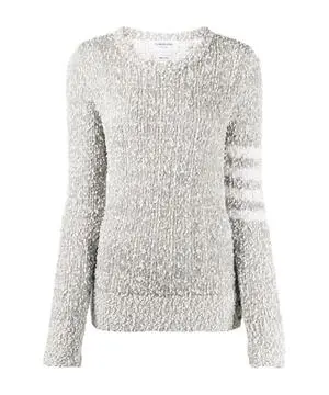 Thom Browne Open Tuck Stitch 4-bar Jumper