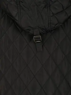 Burberry Quilted Hooded Jacket - Black