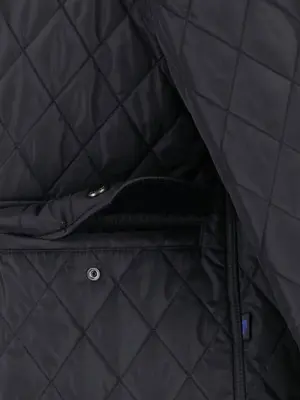 Burberry Quilted Hooded Jacket - Black