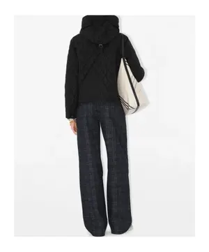 Burberry Quilted Hooded Jacket - Black