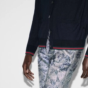 Gucci V-neck Button-up Knit Cardigan