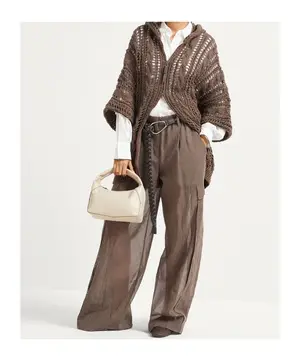 Brunello Cucinelli Zip-up Hooded Knitted Cardigan