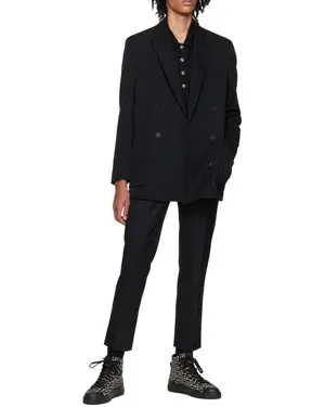 Balmain Double-breasted Blazer - Black