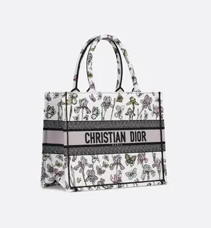 Dior Medium Book Tote - Gray