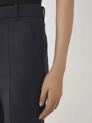 Chloé Cropped Bootcut Trousers - Blue