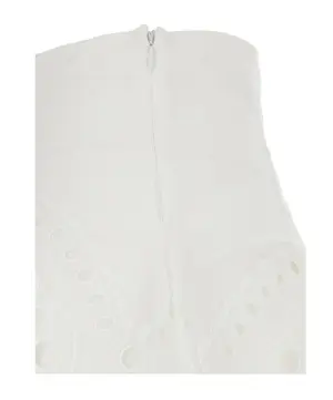 Charo Ruiz Ibiza Broderie Mini Skirt - White