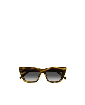 Saint Laurent Sl 276 Mica Rectangular Sunglasses - Black