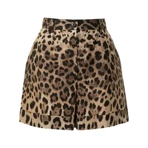 Multicolor Leopard Shorts