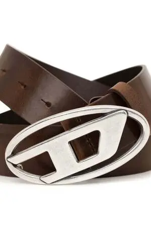 DIESEL® Logo Detailed Buckle Belt - Multicolor