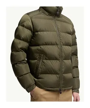 Moncler Maya Zip-up Hooded Jacket - Olive Green