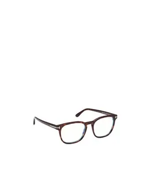 TOM FORD Geometric Frame Eyeglasses - White