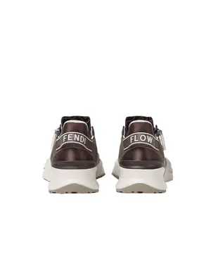 Fendi Flow Lace-up Sneakers - Light Brown
