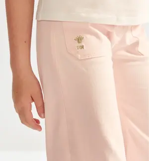 Dior Embroidered Bee Wide-leg Trousers