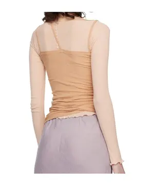 BASERANGE Sleeveless Suspenders Top