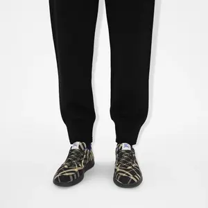 Burberry Checked Lace-up Sneakers - Black Check
