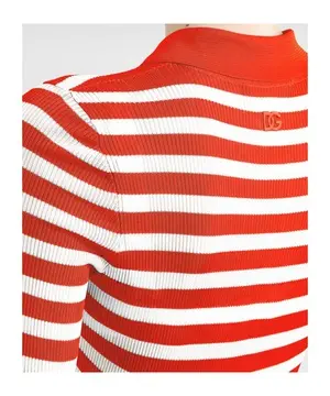 Dolce & Gabbana Striped Short-sleeved Polo Shirt