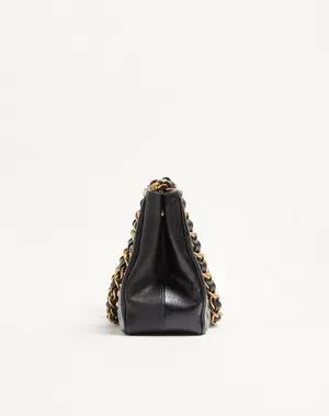 Valentino Garavani Patchwork Vlogo Signature Tote Bag With Chain Strap