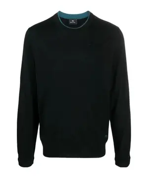 Paul Smith Crewneck Jumper With Side Embroidery
