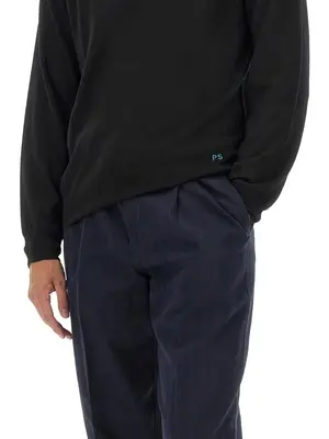 Paul Smith Crewneck Jumper With Side Embroidery