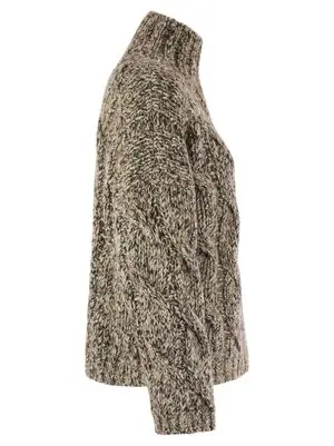 Brunello Cucinelli High Neck Knitted Sweater