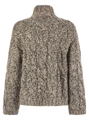 Brunello Cucinelli High Neck Knitted Sweater