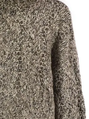 Brunello Cucinelli High Neck Knitted Sweater