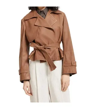 Brunello Cucinelli Cropped Trench Jacket
