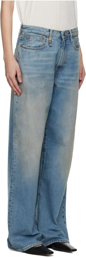 R13 Belt Loop Denim Trousers
